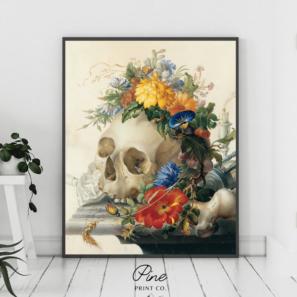 Skull Poster - Etsy