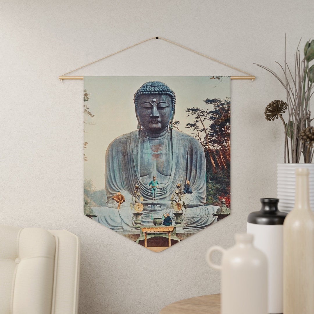 Vintage Buddha, Buddhist Art, Buddha Tapestry, Japanese Decor, Boho ...