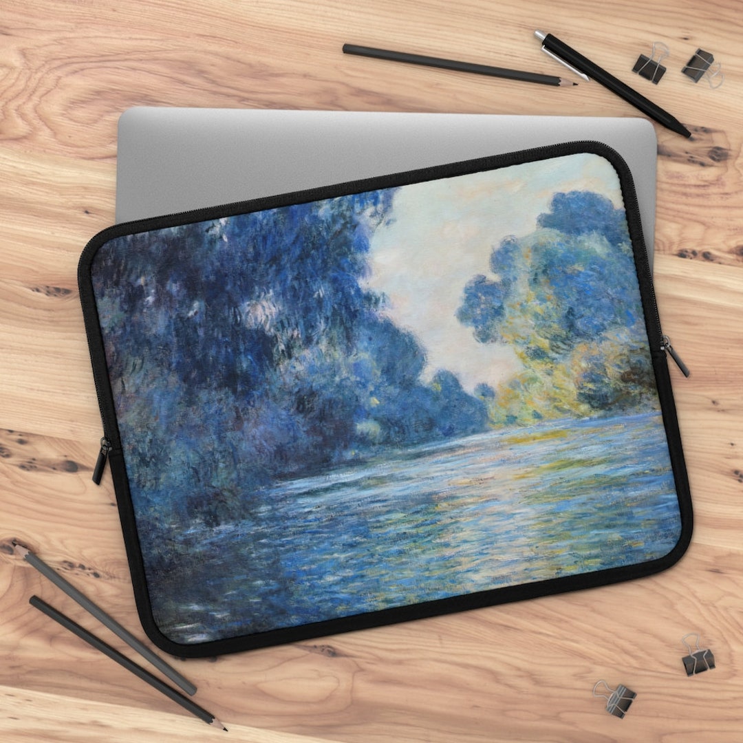 Monet Laptop Sleeve, Blue Laptop Sleeve, Claude Monet Painting, MacBook ...