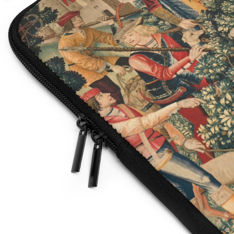 Unicorn Laptop Sleeve, Renaissance Laptop Case, Black Macbook, Art ...