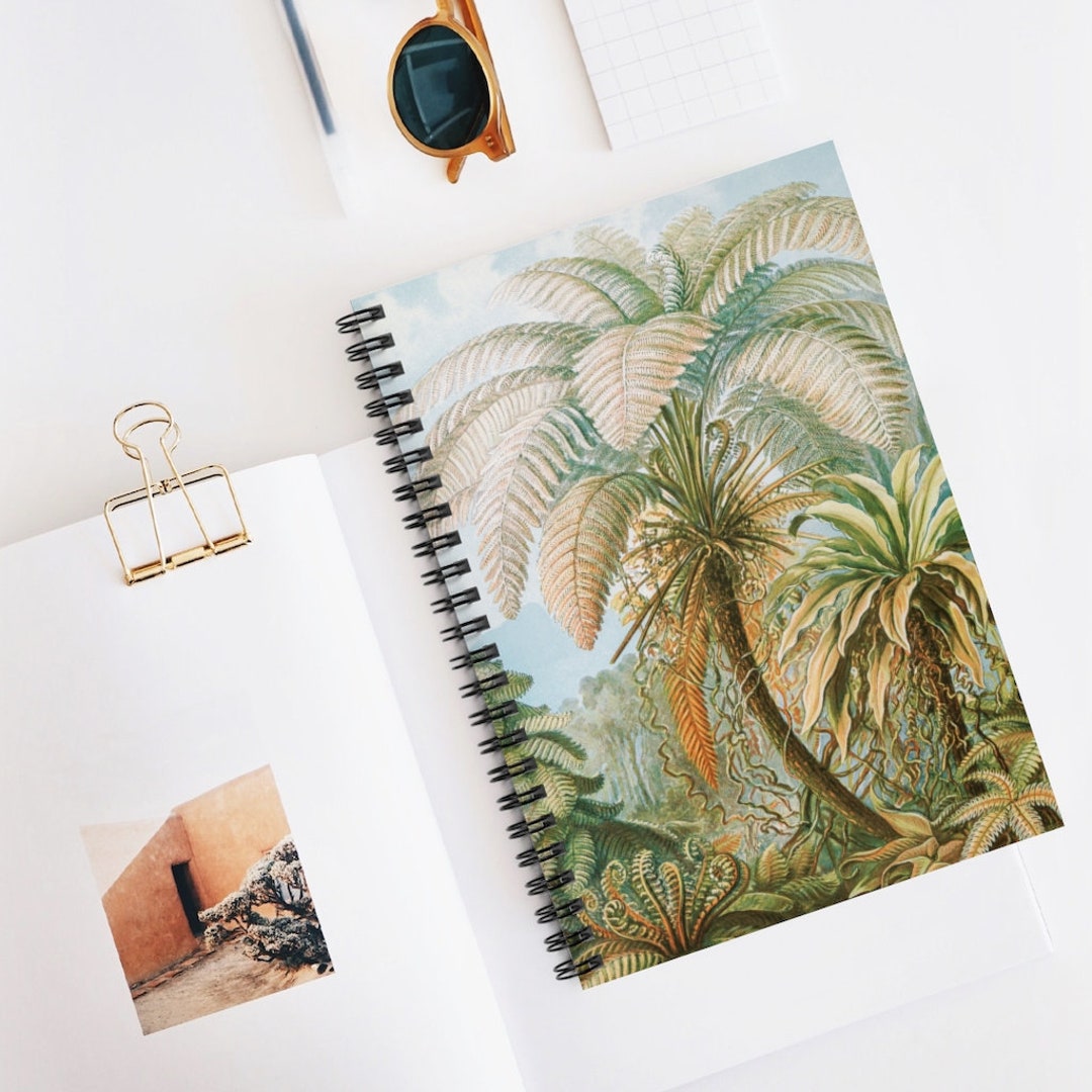 Tropical Notebook, Spiral Notebook, Palm Tree Art, Ernst Haeckel, Tree ...