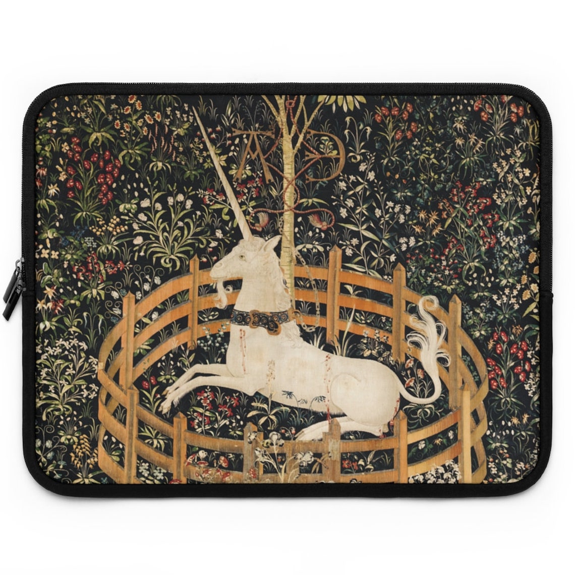 Unicorn Laptop Sleeve, Medieval Laptop Case, Black Macbook, Art Laptop ...