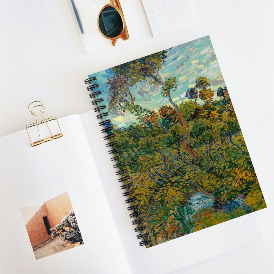 Van Gogh Notebook, Spiral Notebook, Landscape Notebook, Art Notebook ...