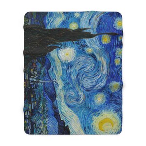Starry Night Blanket, Van Gogh Blanket, Art Throw Blanket, Starry Night ...