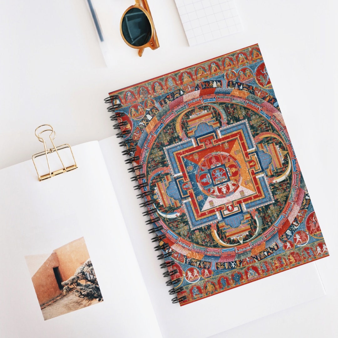 Mandala Notebook, Vintage Notebook, Mandala Decor, Asian Notebook ...