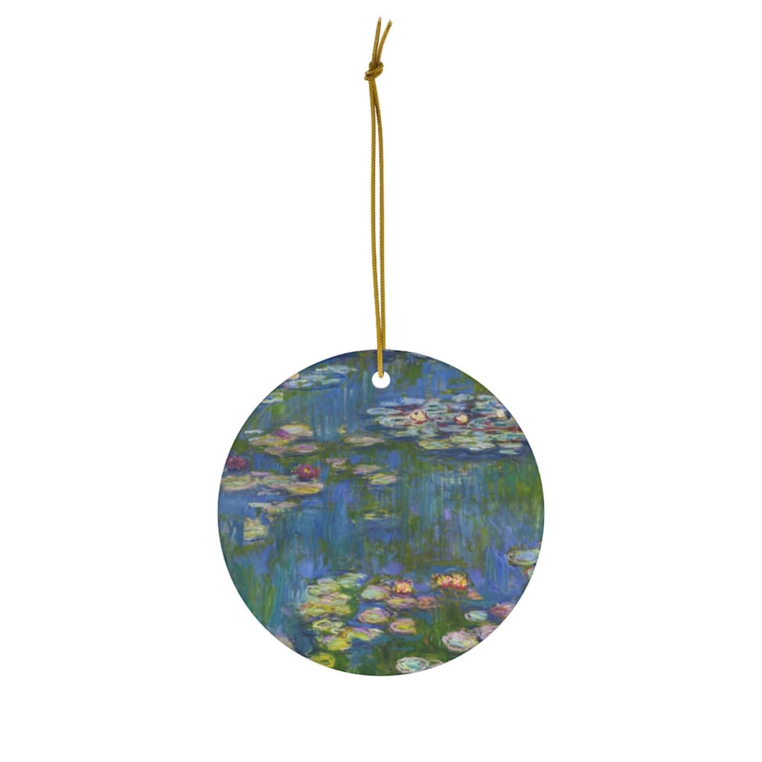 Claude Monet Ornament, Water Lilies, Fine Art Ornament, Christmas ...