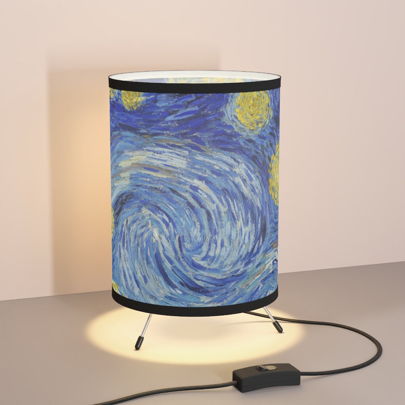 Starry Night Lamp Art Lamp Van Gogh Decor Vincent Van Gogh - Etsy