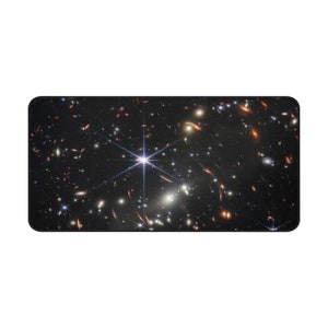 Space Desk Mat, NASA Decor, James Webb Telescope, Black Desk Mat, Space ...