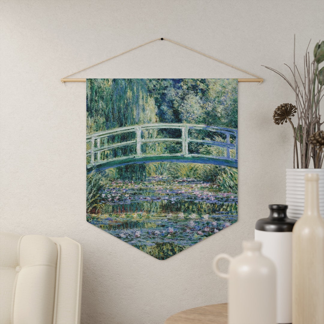 Monet Wall Hanging, Floral Wall Art, Claude Monet, Monet Painting ...