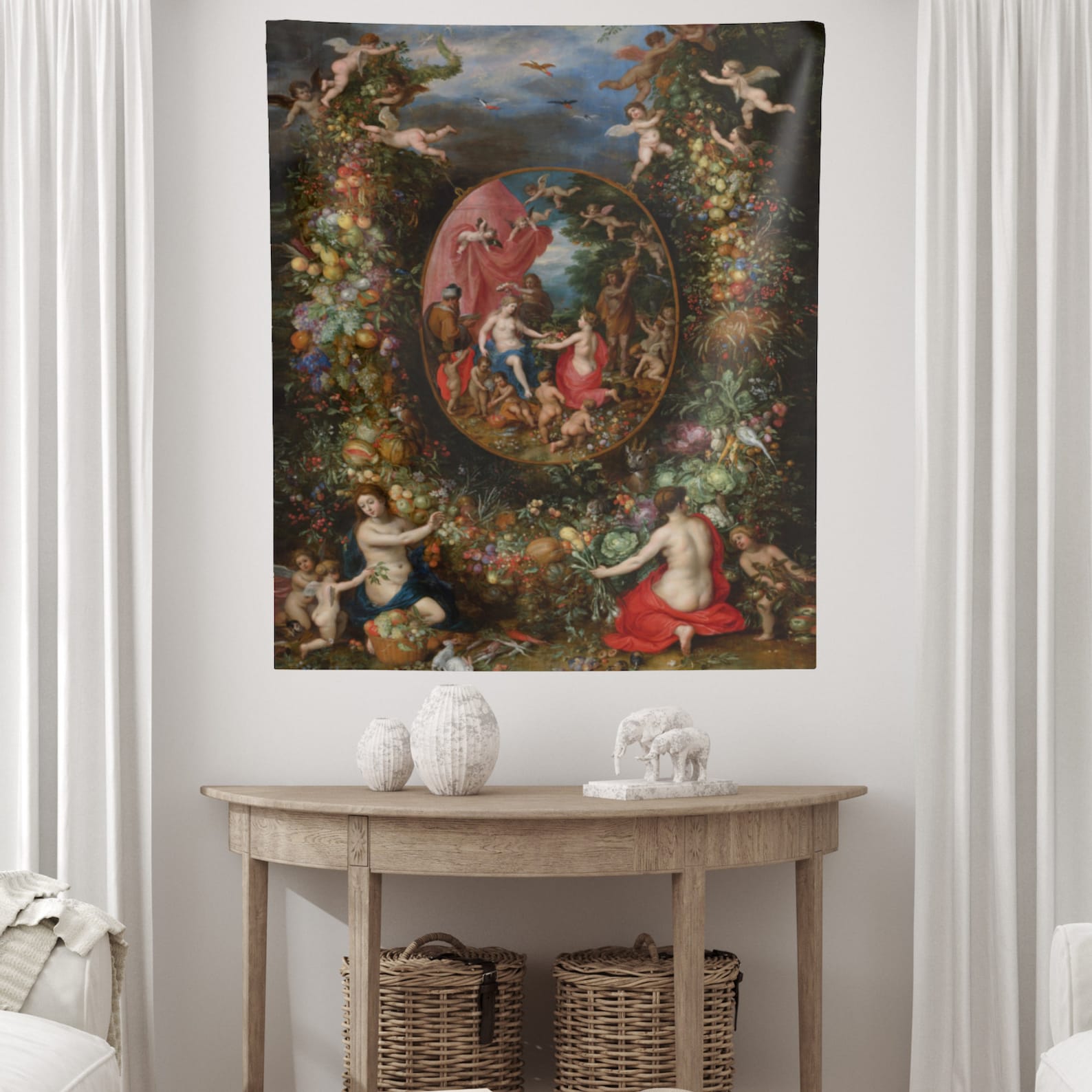 Gothic Tapestry Vintage Tapestry Fine Art Tapestry Angel - Etsy