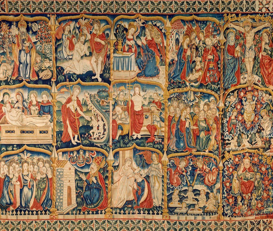 Medieval Tapestry, Apostles Creed, Religious Art, Jesus Christ ...