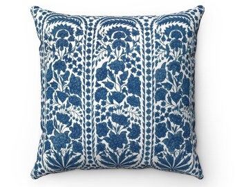 Throw Pillow Blue | Etsy