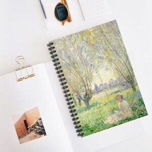 Monet Notebook, Spiral Notebook, Claude Monet, Painting Notebook ...