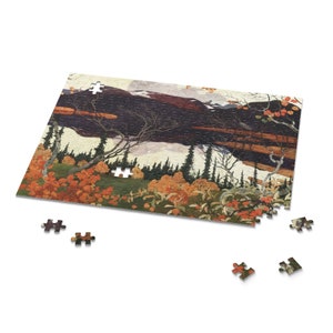 Autumn Puzzle, Fall Puzzle, Mountain Puzzle, Art Puzzle, Jigsaw Puzzle ...