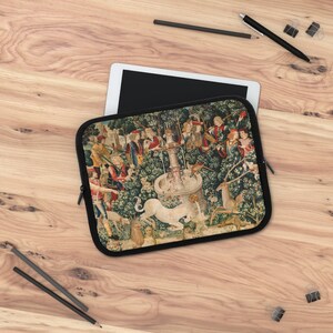 Unicorn Laptop Sleeve, Renaissance Laptop Case, Black Macbook, Art ...