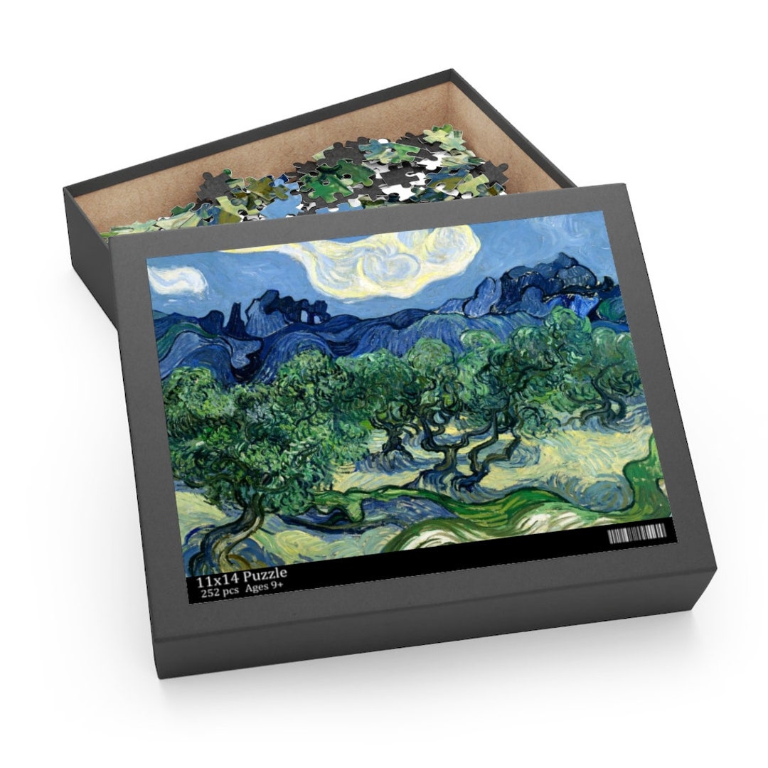 Van Gogh Puzzle, Art Puzzle, Tree Painting, Painting Puzzle, Van Gogh ...