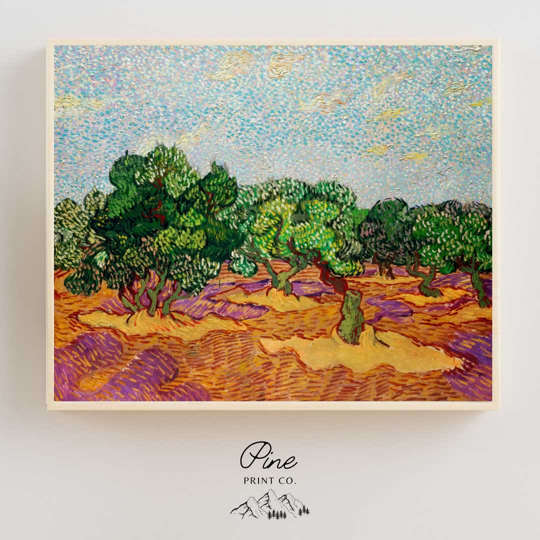 Van Gogh Print, Vincent Van Gogh, Van Gogh Painting, Tree Painting ...