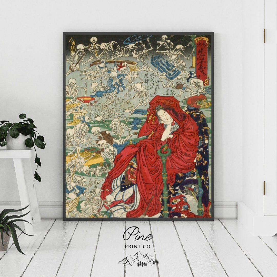 Japanese Print, Japanese Poster, Asian Woman, Asian Print, Japanese ...