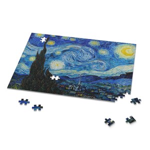 Van Gogh Puzzle, Starry Night Puzzle, Van Gogh Gift, Vincent Van Gogh ...