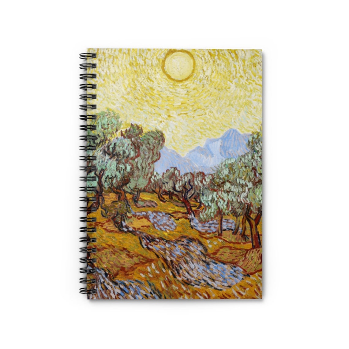 Van Gogh Notebook Spiral Notebook Sun Notebook Olive Trees - Etsy