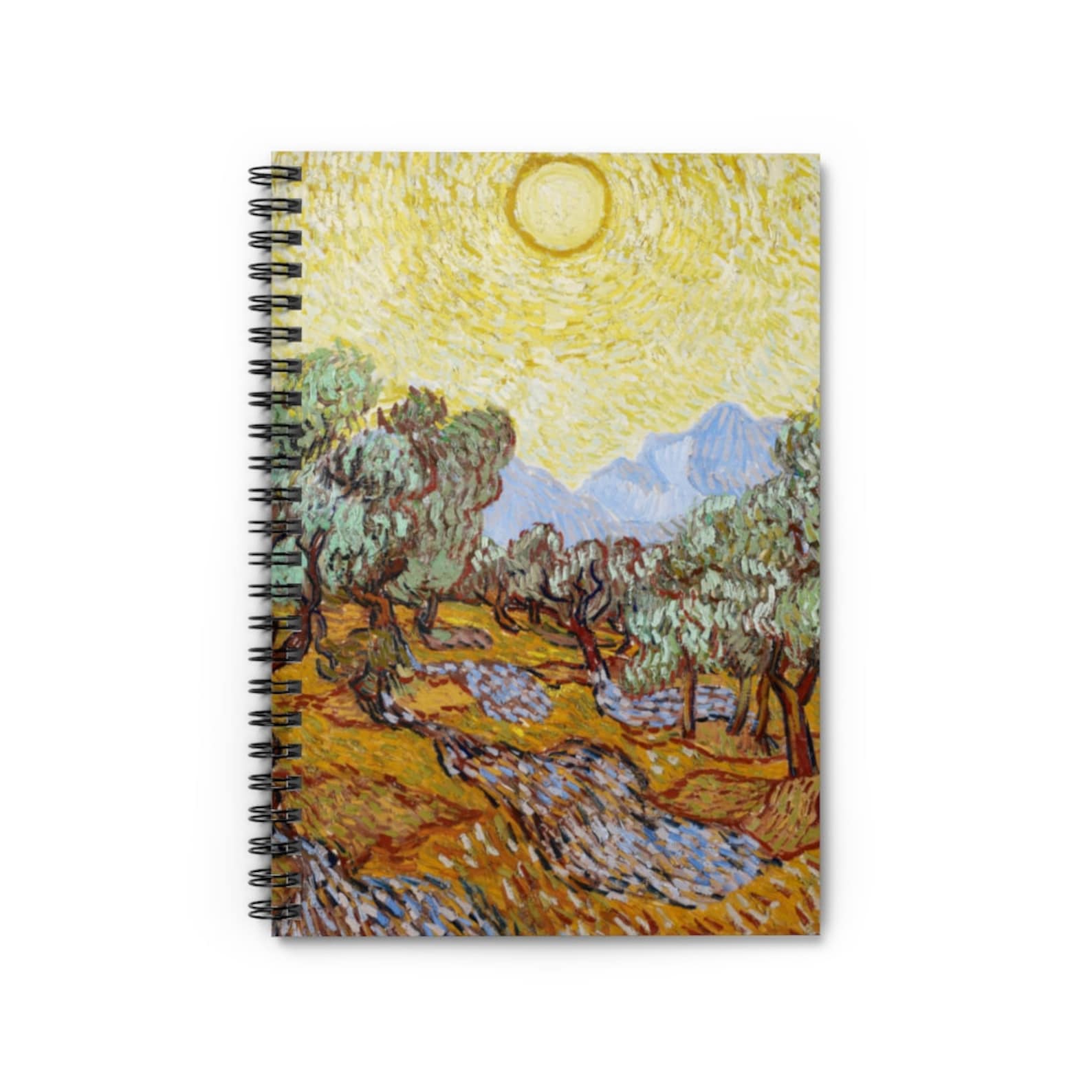 Van Gogh Notebook Spiral Notebook Sun Notebook Olive Trees - Etsy