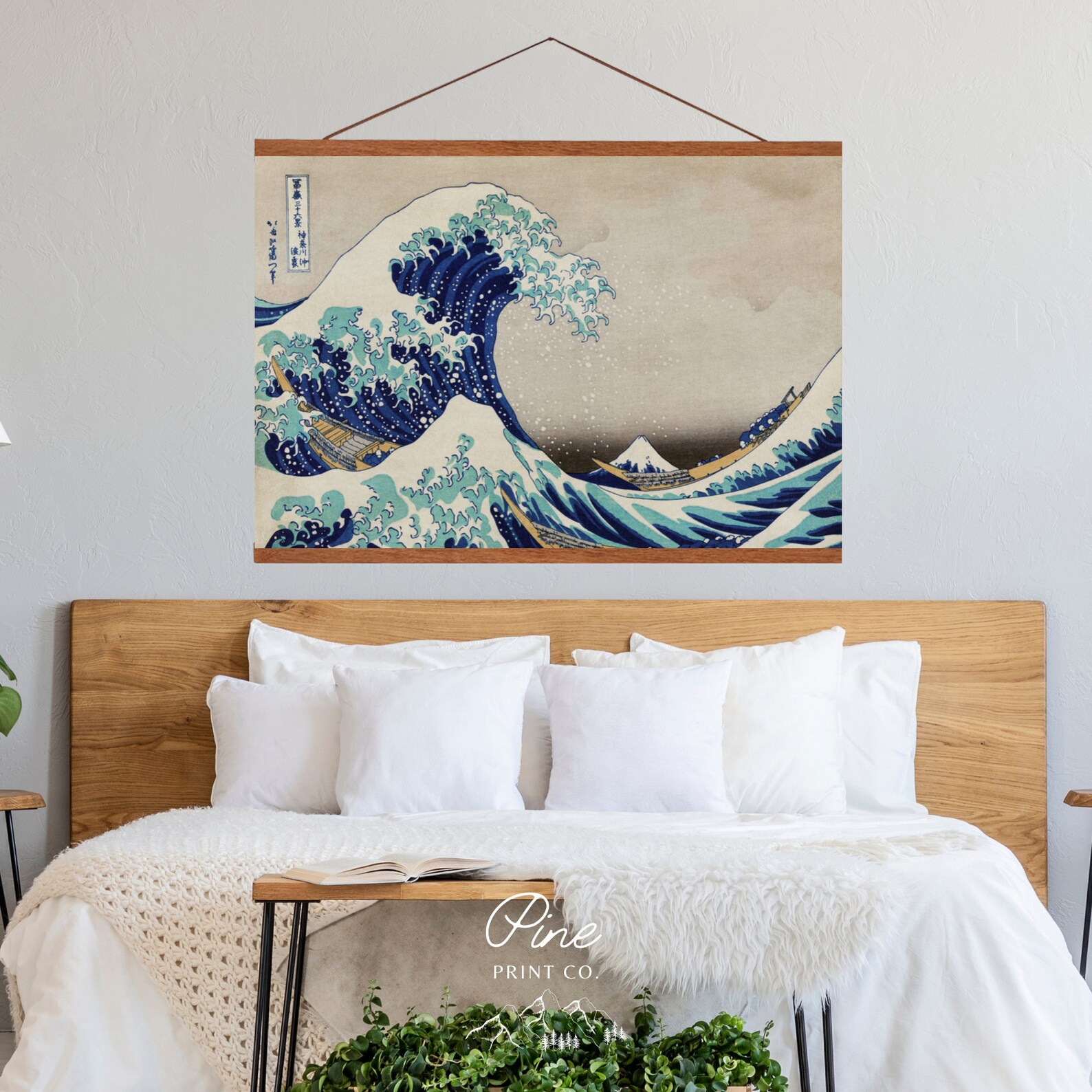 Japanese Wave Poster Wave Print Great Wave Kanagawa Vintage - Etsy