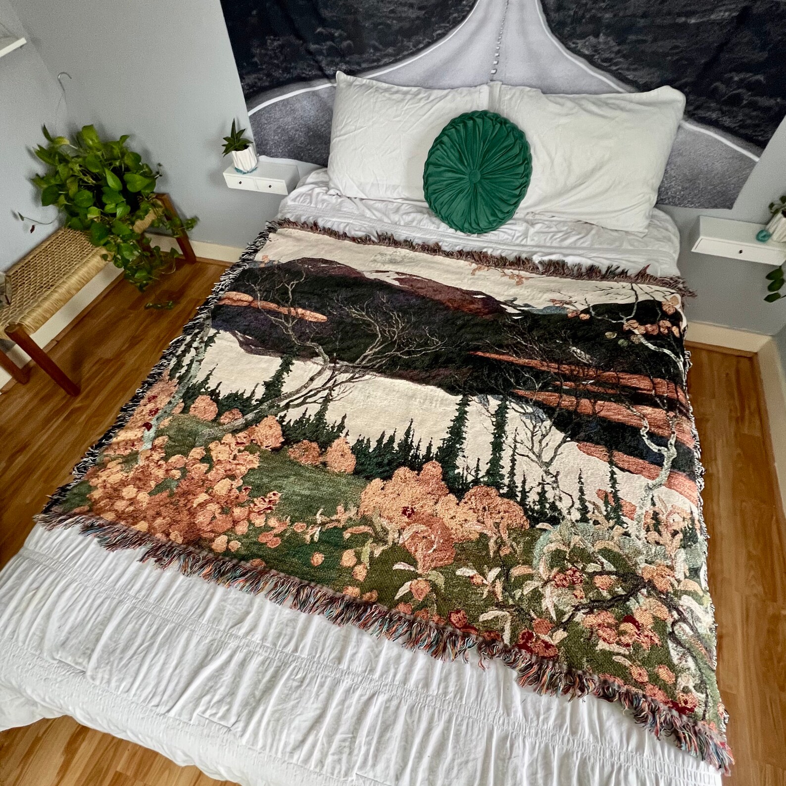 Fall Blanket, Woven Blankets, Autumn Blanket, Nature Blanket, Fall ...