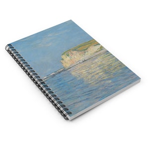 Monet Notebook, Spiral Notebook, Ocean Painting, Ocean Notebook, Beach ...