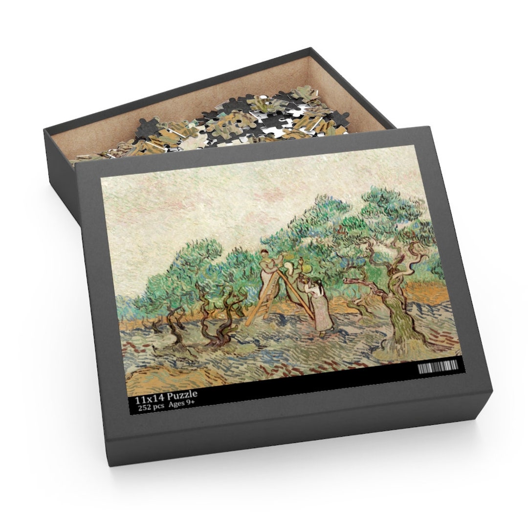 Van Gogh Puzzle, Tree Puzzle, Green Puzzle, Painting Puzzle, Jigsaw ...
