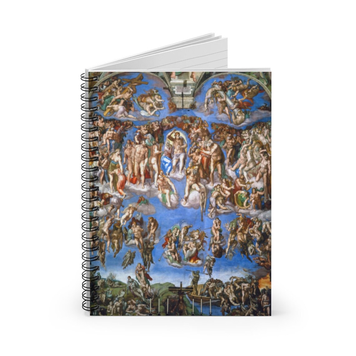 Art Spiral Notebook Catholic Notebook Michelangelo Art | Etsy
