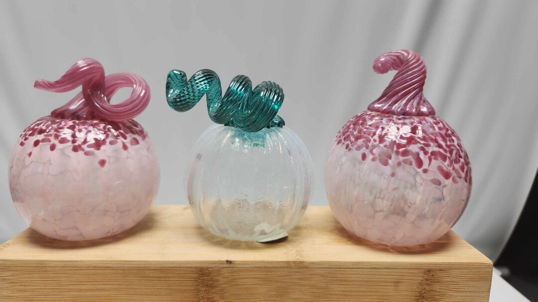 Ron Hinkle Hand Blown Pumpkin - Etsy