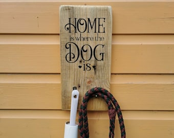 Wall Mounted Dog Lead Holder - Etsy UK