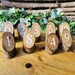 Rustic Wooden Block Table Numbers, Wedding Centrepieces Rustic Theme ...