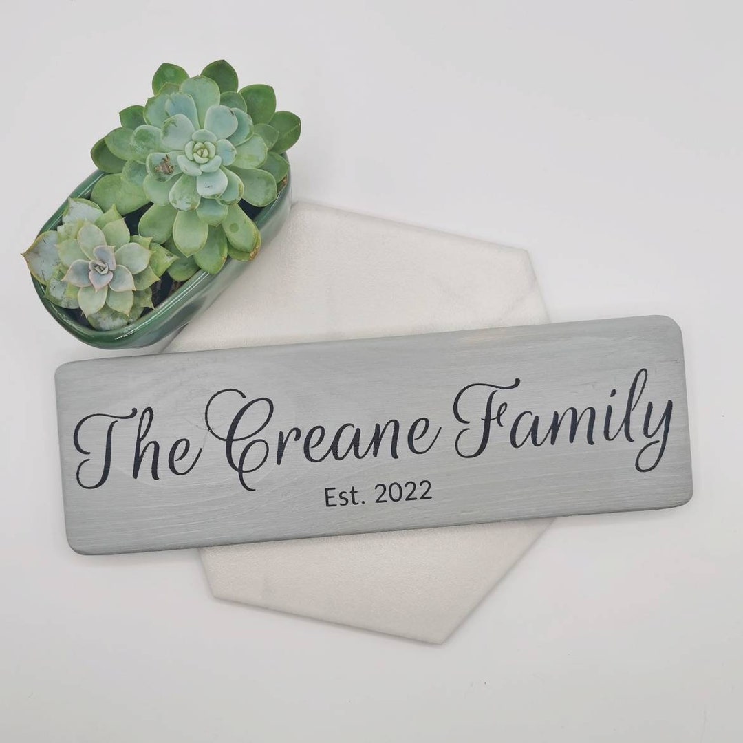 Family Sign Custom Personalised Family Sign/plaque. Farmhouse - Etsy