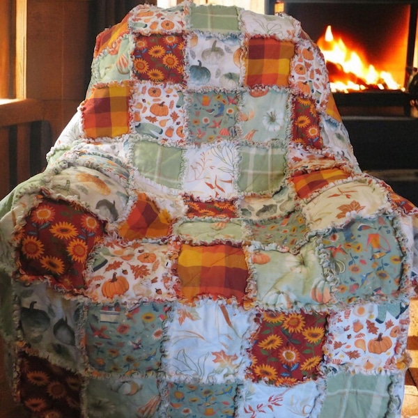 Rag Quilt - Etsy