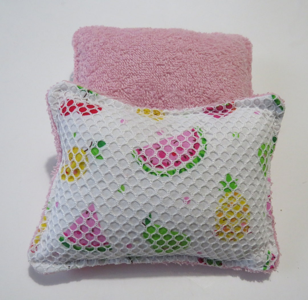 Reusable Sponges, Fruit Dish Scrubby, Set of 2 - Etsy