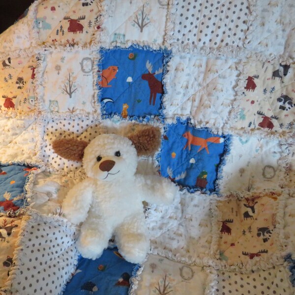 Animal Rag Quilt - Etsy