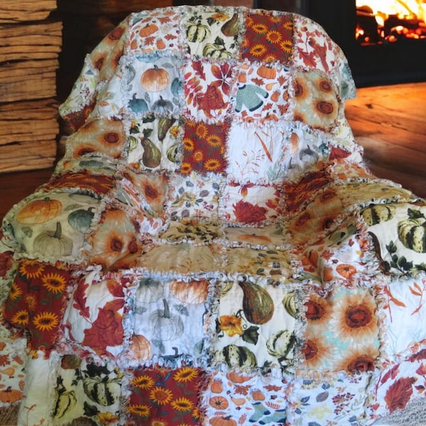 Flannel Rag Quilt - Etsy