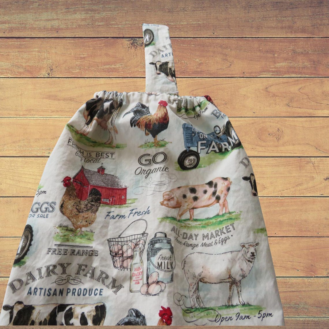 Plastic Bag Holder, Farm Shopping Bag Dispenser - Etsy