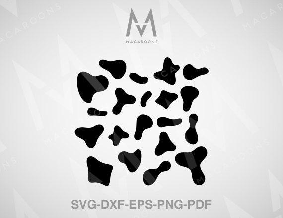 Cow Spots Svg Cow Print Svg Cow Pattern Svg Cut Files for | Etsy