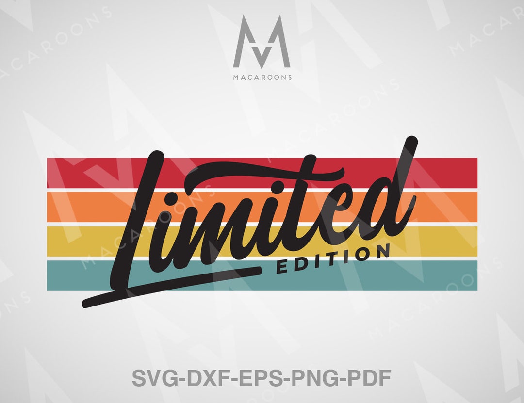 SVG de edición limitada Vintage svg Colores vintage svg - Etsy México