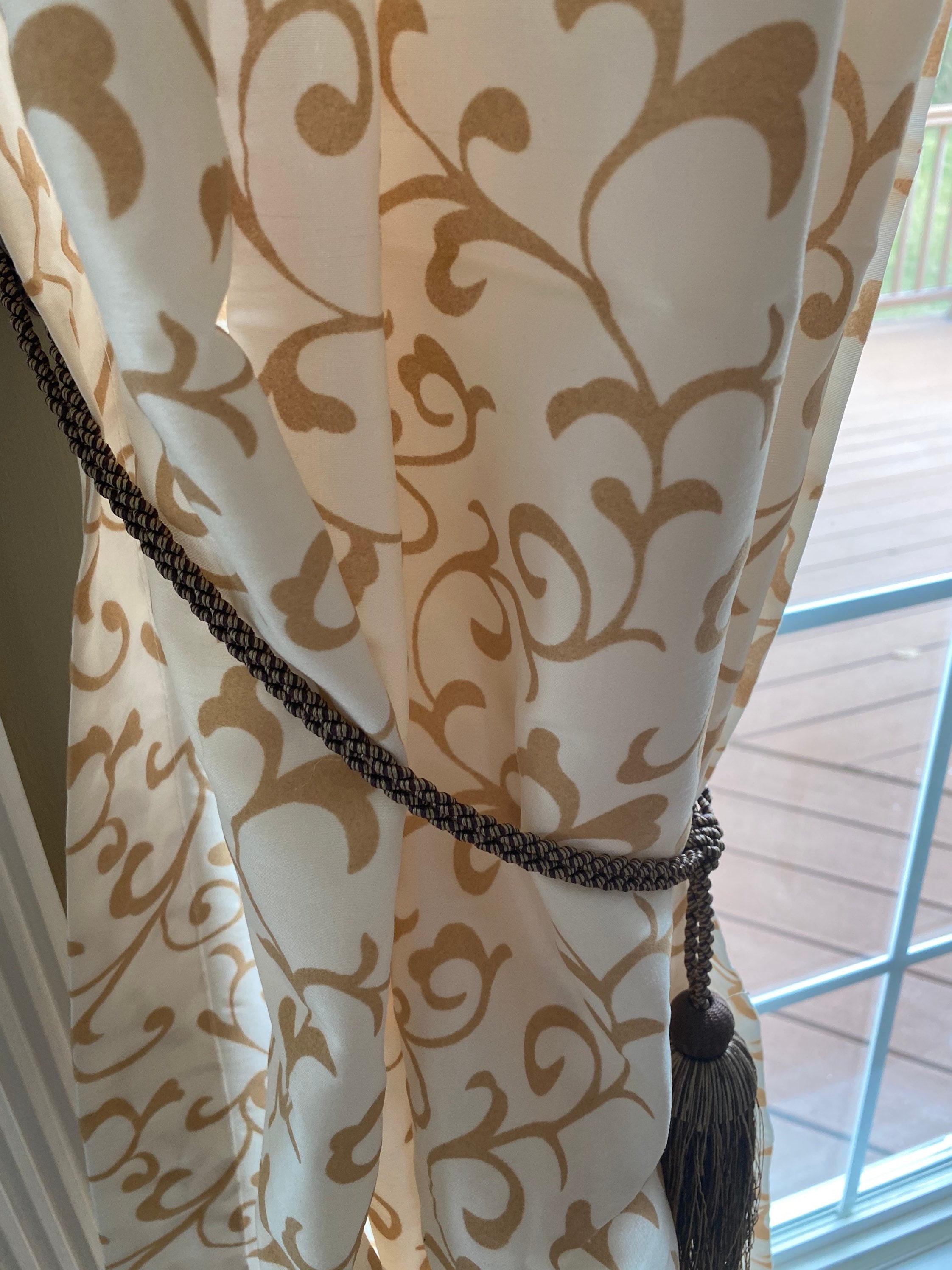 Silk Curtain, Curtain Panels, Silk Drapes, Draperies for Living Room ...