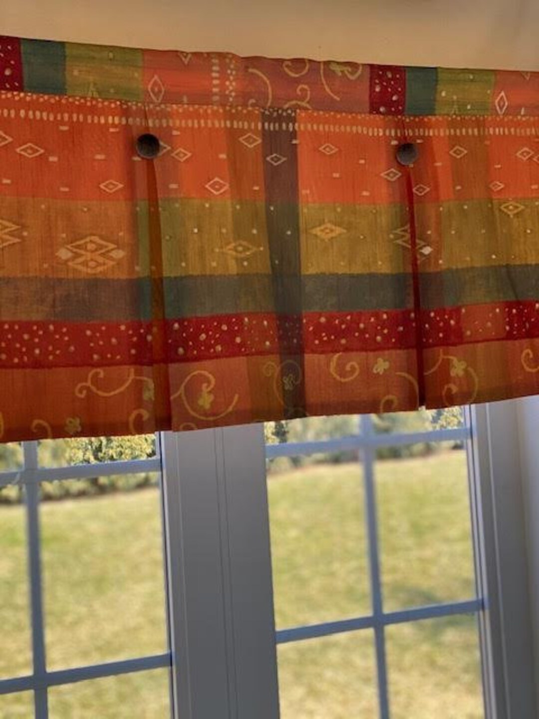 Window Cornice Valance, Lined Curtain, Decorative Window Topper, Window ...