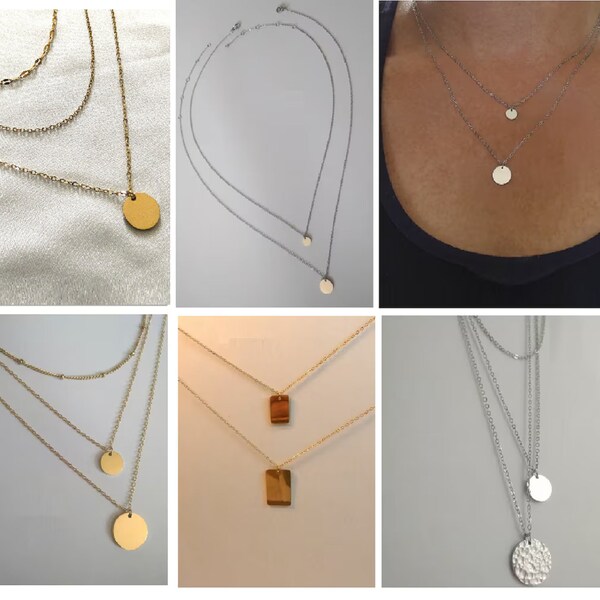 Collier multirang - Etsy France