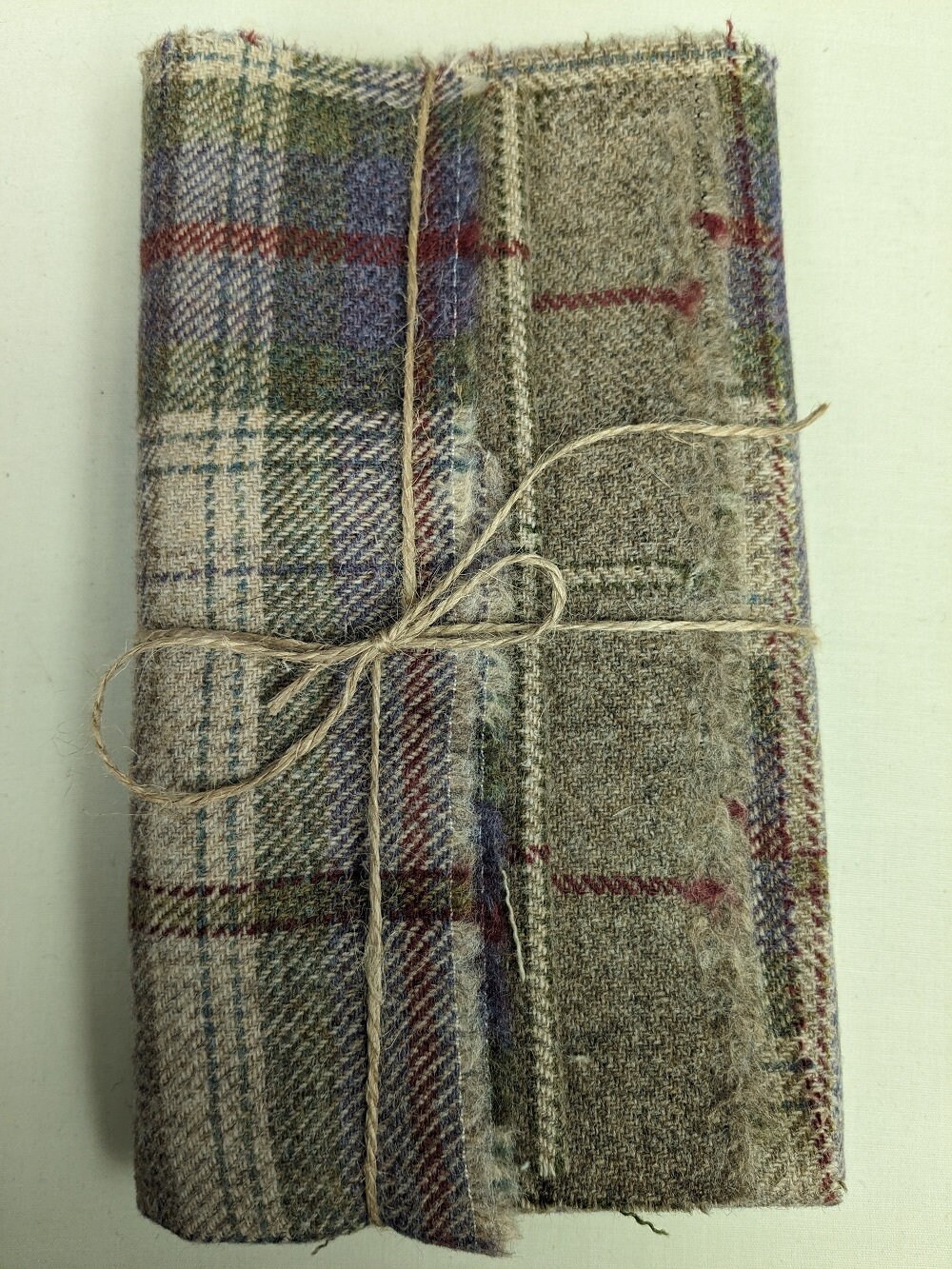 Wool Fabric Craft Bundles, 100% Wool, Check/plaid. Offcuts & Remnants ...