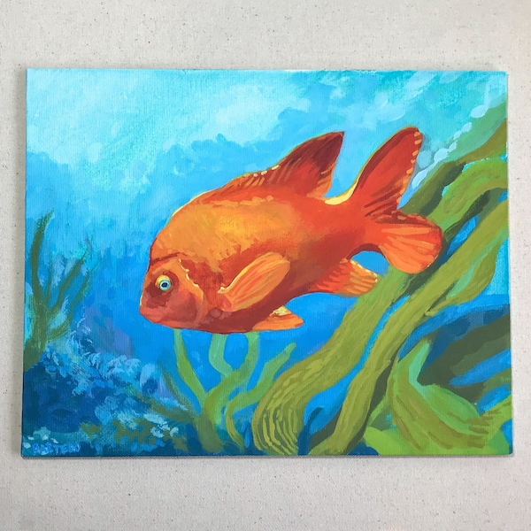 Garibaldi Fish - Etsy