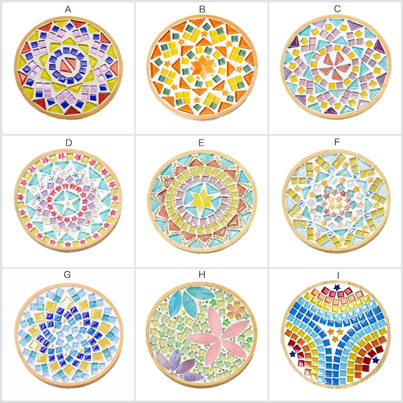 Diy Mosaic Coaster Craft Kits for Kids Teenagers Party Activity Make ...