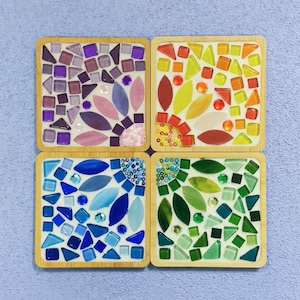 DIY Craft Kit for Adults Mosaic Kit Diy Mosaic Coaster Tray - Etsy