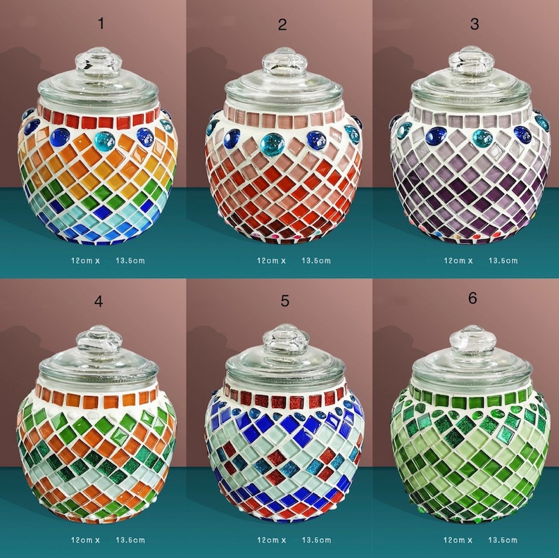 DIY Mosaic Jar Kit Craft Kit for Kids Adults Make Your Own - Etsy