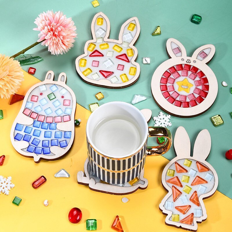 Rabbit Mosaic - Etsy